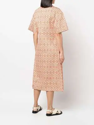 Colville Patterned Midi Dress