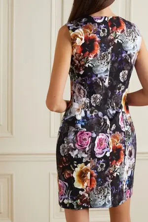 Adam Lippes Floral-print Mini Dress
