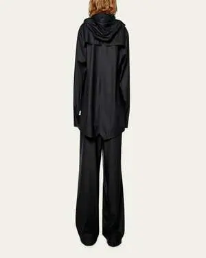Rains Snap-front Hooded Rain Jacket