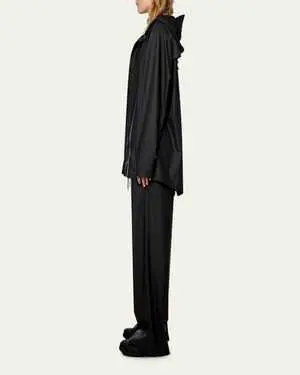 Rains Snap-front Hooded Rain Jacket
