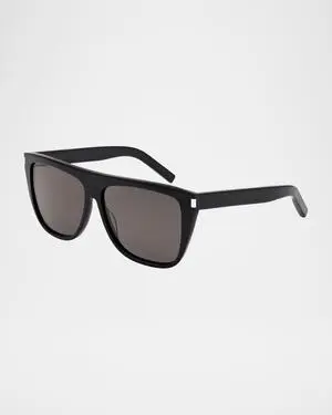 Saint Laurent Saint Laurent SL 1 Slim Square Sunglasses Unassigned