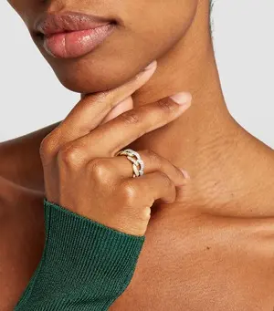 Shay Diamond Pavé Link Ring