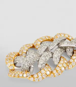 Shay Diamond Pavé Link Ring