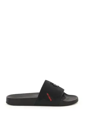 Raf Simons RAF SIMONS ASTRA RUBBER SLIDES 44 Black - Black