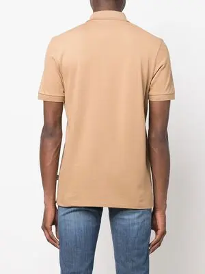 BOSS Embroidered-logo Polo Shirt - Neutrals