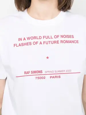 Raf Simons Tour Print T-shirt - White