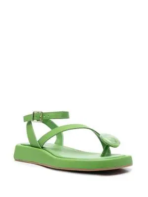 GIABORGHINI Buckle-fastening Sandals - Green