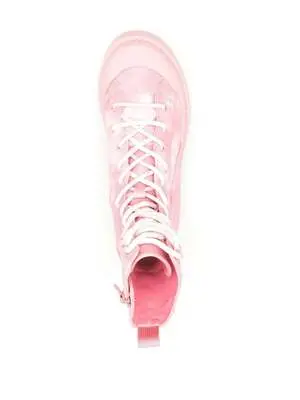 Versace Tie-dye Cargo Ankle Boots