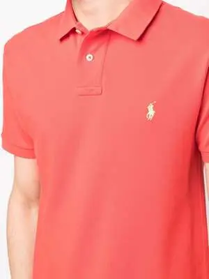 Polo Ralph Lauren Embroidered Logo Polo Shirt - Red