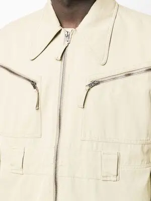 MAISON MARGIELA Zipped-up Sports Jacket - Neutrals