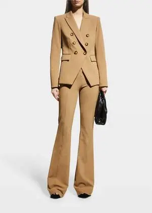 Veronica Beard Miller Double-breasted Dickey Jacket Acorn
