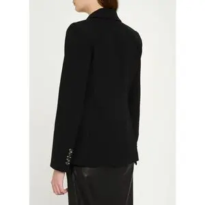 Veronica Beard Miller Double-breasted Dickey Jacket - Black