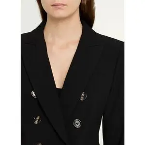 Veronica Beard Miller Double-breasted Dickey Jacket - Black