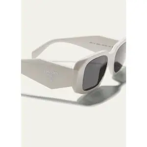 Prada Rectangle Acetate Sunglasses - Tortoise