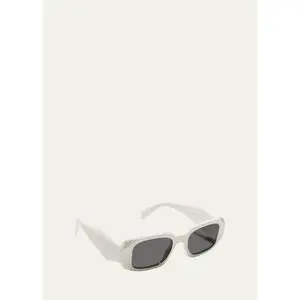 Prada Rectangle Acetate Sunglasses - Tortoise