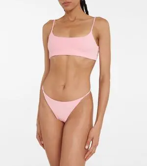 Jade Swim Bare Minimum Bikini Bottom - Pink