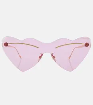 Loewe Heart Sunglasses - Pink