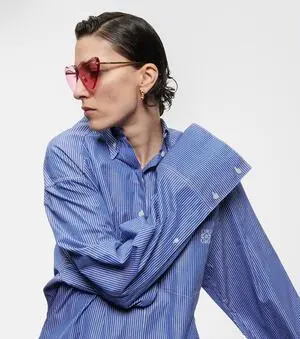 Loewe Heart Sunglasses - Pink