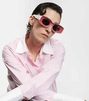 Loewe Rectangular Sunglasses - Multicoloured