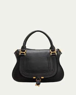 Chloé Marcie Satchel Bag - Black