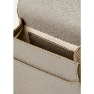 Chloé Marcie Small Crossbody Bag In Grained Calfskin - Tan