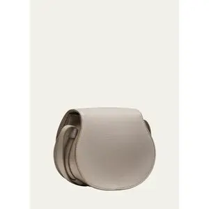 Chloé Marcie Small Crossbody Bag In Grained Calfskin - Tan