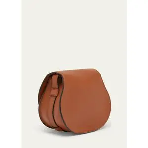 Chloé Marcie Small Crossbody Bag In Grained Calfskin - Tan