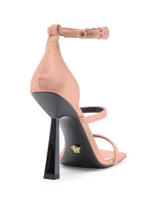 Versace 3 Strap Satin Sandals Size
