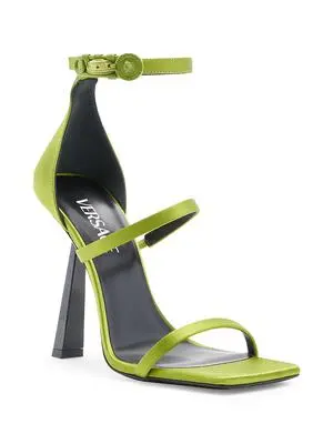 Versace 3 Strap Satin Sandals Size