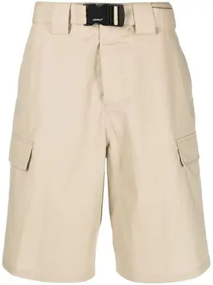 Off-White High-waisted Bermuda Shorts