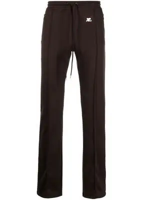 COURREGES Logo-appliqué Trousers