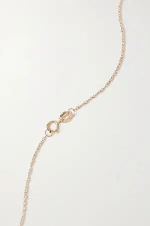 STONE AND STRAND Baby Block Diamond Necklace