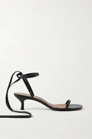 REFORMATION Carina Lace-up Leather Sandals