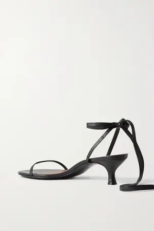 REFORMATION Carina Lace-up Leather Sandals
