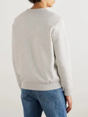 Polo Ralph Lauren Logo-embroidered Jersey Crewneck Sweatshirt - Gray