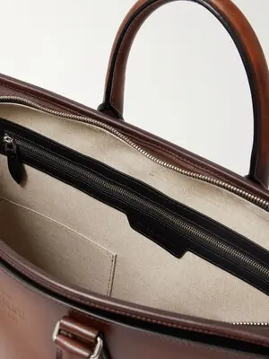 Berluti Scritto Venezia Leather Briefcase