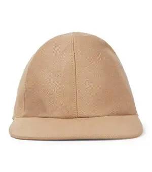 Gabriela Hearst Linen Baseball Cap - Brown