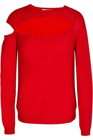 Michelle Mason Cutout Merino Wool Sweater