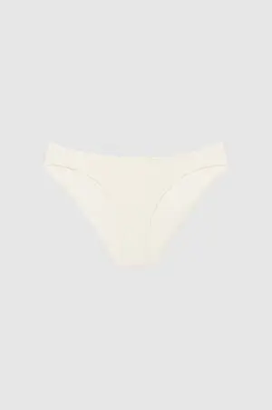 ANINE BING Riza Bikini Bottom - Cream