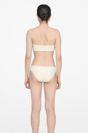 ANINE BING Riza Bikini Bottom - Cream