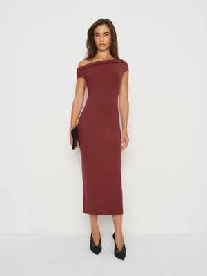 Women's Fitted Column Midi Dresses