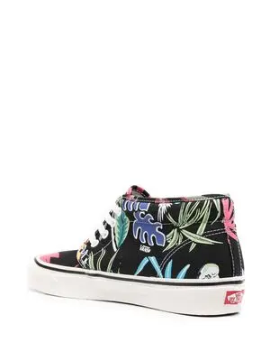 VANS Floral-print Trainers - Black