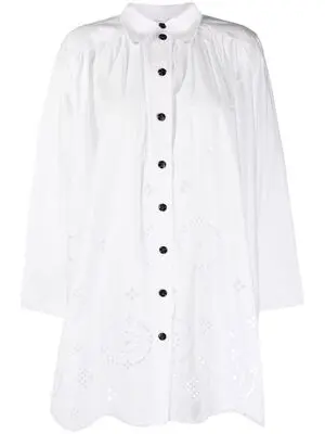 GANNI Long-sleeve Shirt Dress