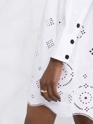 GANNI Long-sleeve Shirt Dress