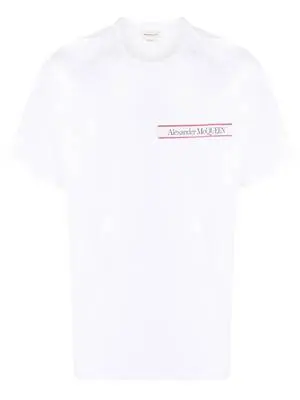 Alexander McQueen Logo Patch Short-sleeve T-shirt - White