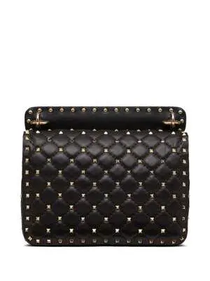 Valentino Garavani Rockstud Spike Shoulder Bag - Black