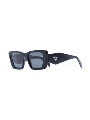 Prada Oversized Rectangular Sunglasses - Black
