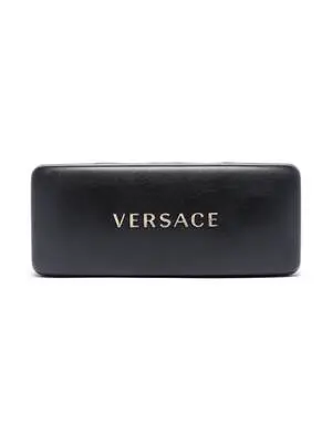 Versace Greca Detail Oversized Sunglasses