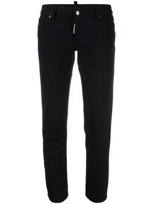 Dsquared2 Black Wash Pants For Women
