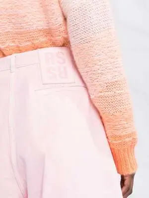 Raf Simons Pleated Denim Shorts